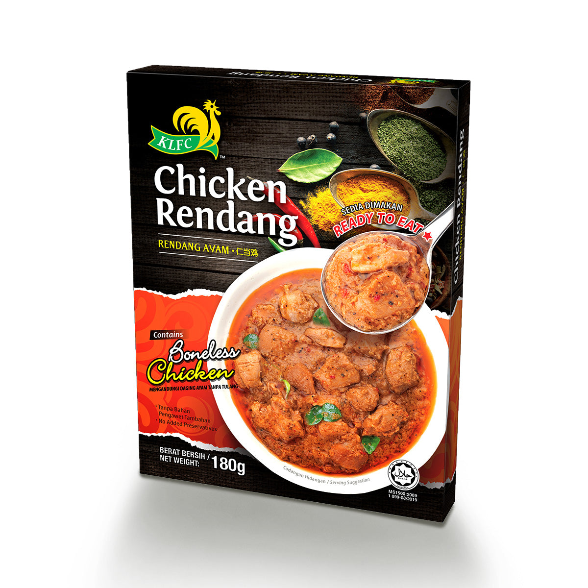CHICKEN RENDANG 180G – KLFC