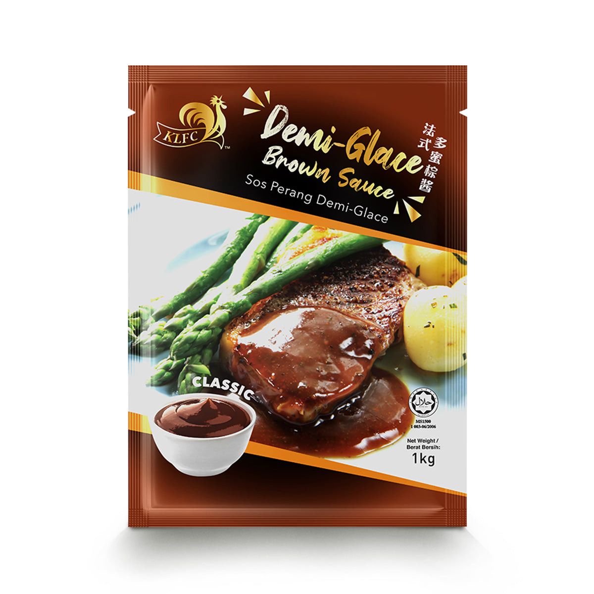 DEMI-GLACE BROWN SAUCE 1KG – KLFC
