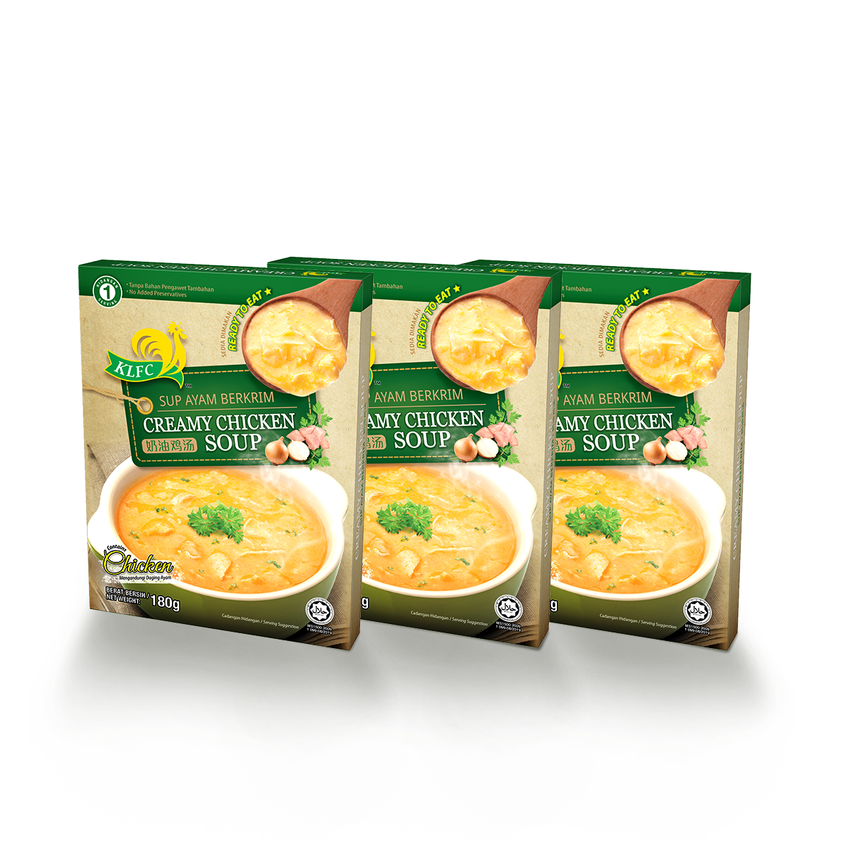 CREAMY CHICKEN SOUP TRIO SET – KLFC